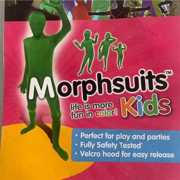 Morphsuits | Costumes | Morphsuits Green Morphsuit Full Body Suit From Head To Toe M Ages 2 ...